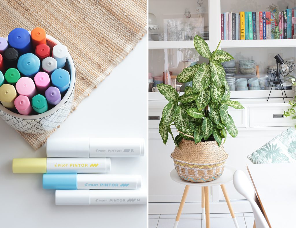 DIY: Faltkorb FLÅDIS mit Kreativ-Markern bemalen - Puppenzimmer.com